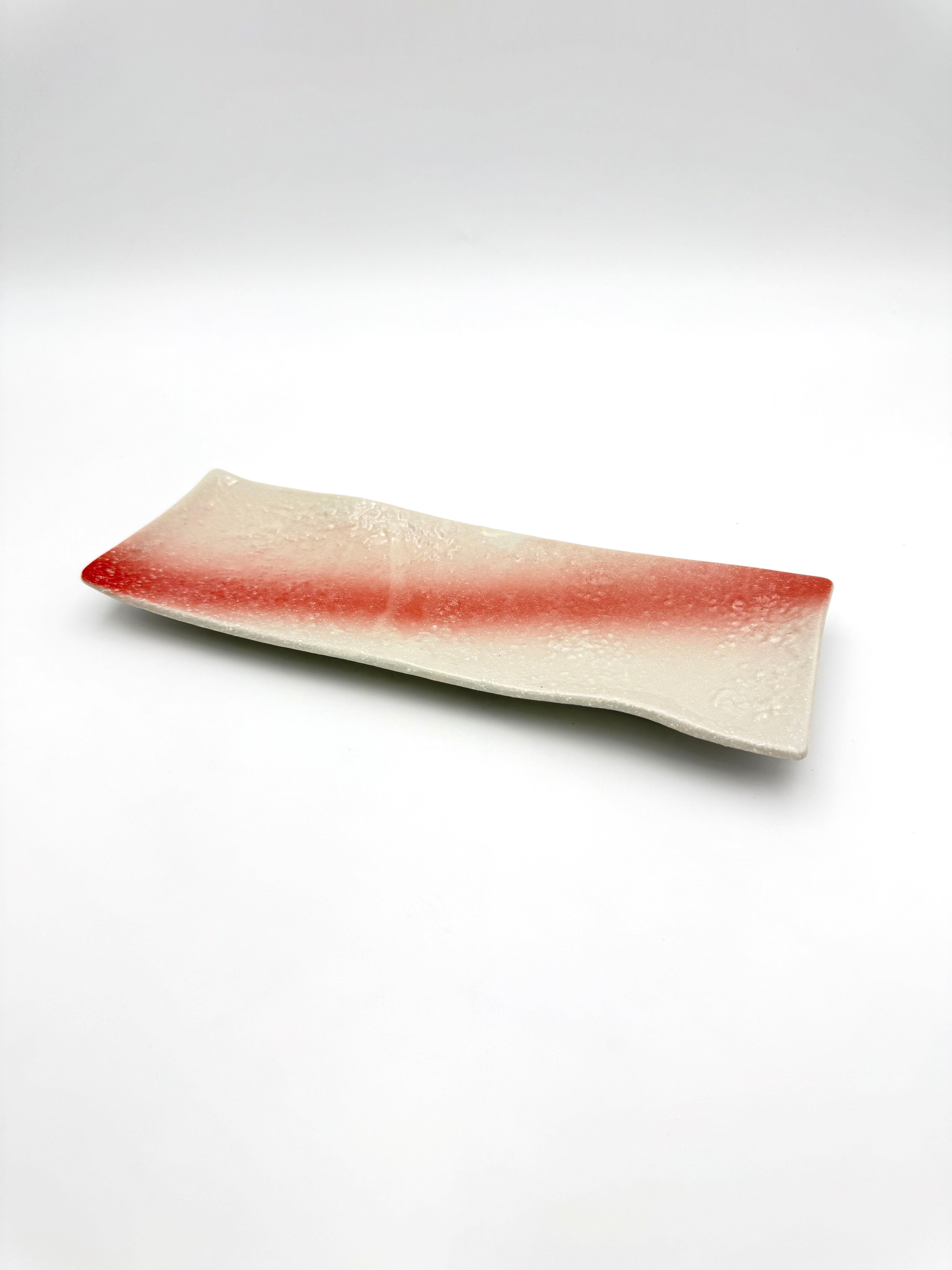 Mino Yaki Square Plate, Sakura Color – Ka-Cho-Fu-Getsu
